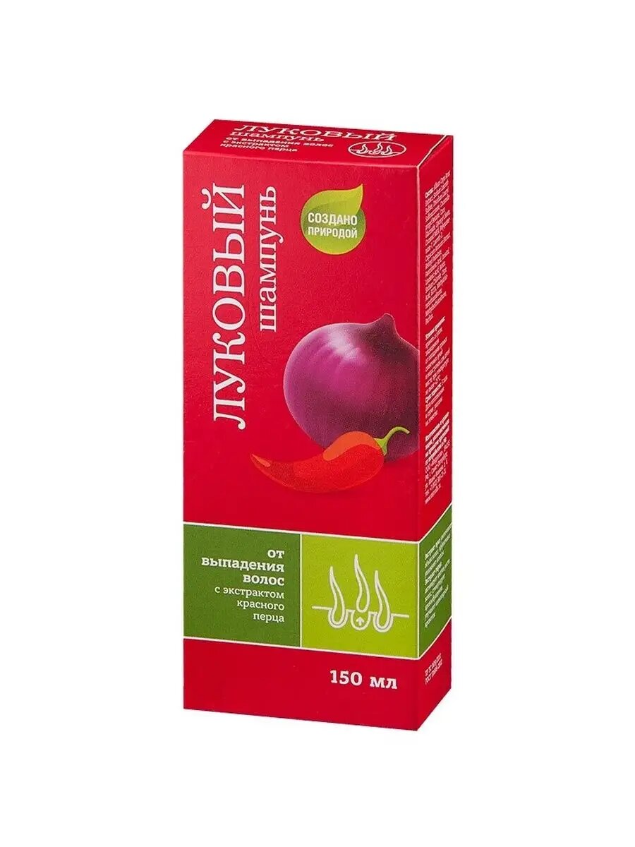 Мирролла шампунь луковый с экстрактом красного перца 150 мл