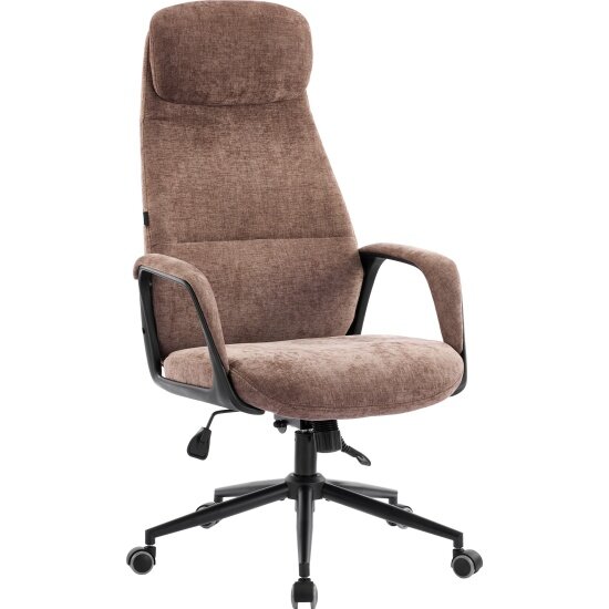Кресло руководителя Everprof Otto Black Ткань Коричневый