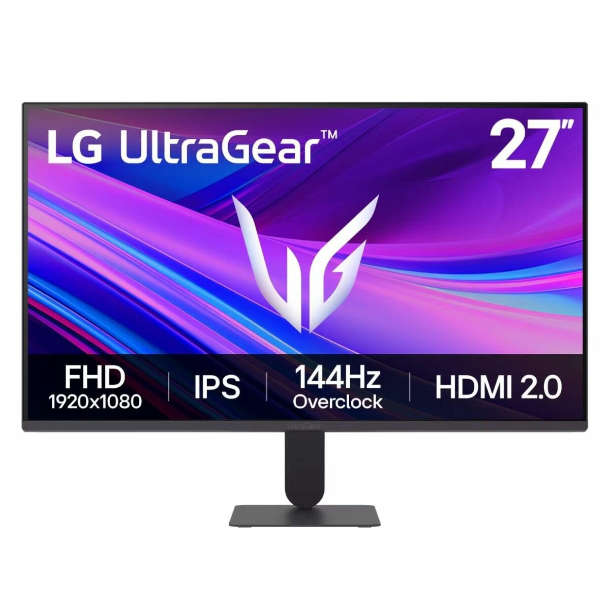 Монитор 27" LG 27G411A-B Black || (IPS, 1920x1080, HDMI+DP, 1 ms, 178°/178°, 250 cd/m, 1000:1, 144Hz) уц-1-2