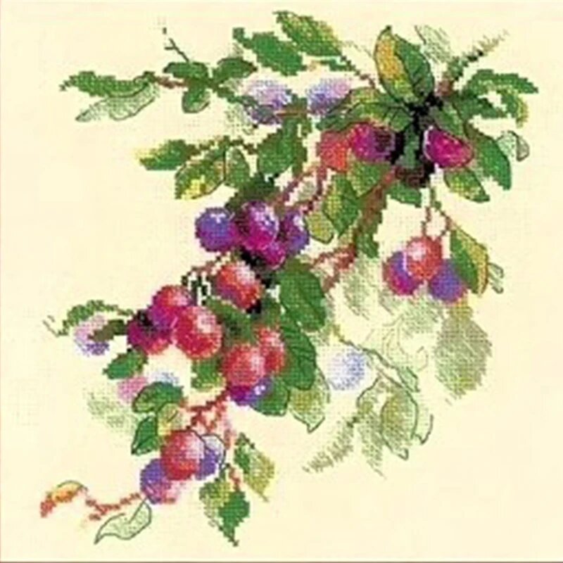 Набор для вышивки крестиком XIUSPRING, 101*110 стежков, хлопок, белый 18ct white