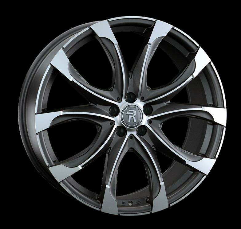 Диск автомобильный литой REPLAY TY73 22x9.5 5x150 et45 dia110.1 Серый глянцевый с полированной лицевой частью