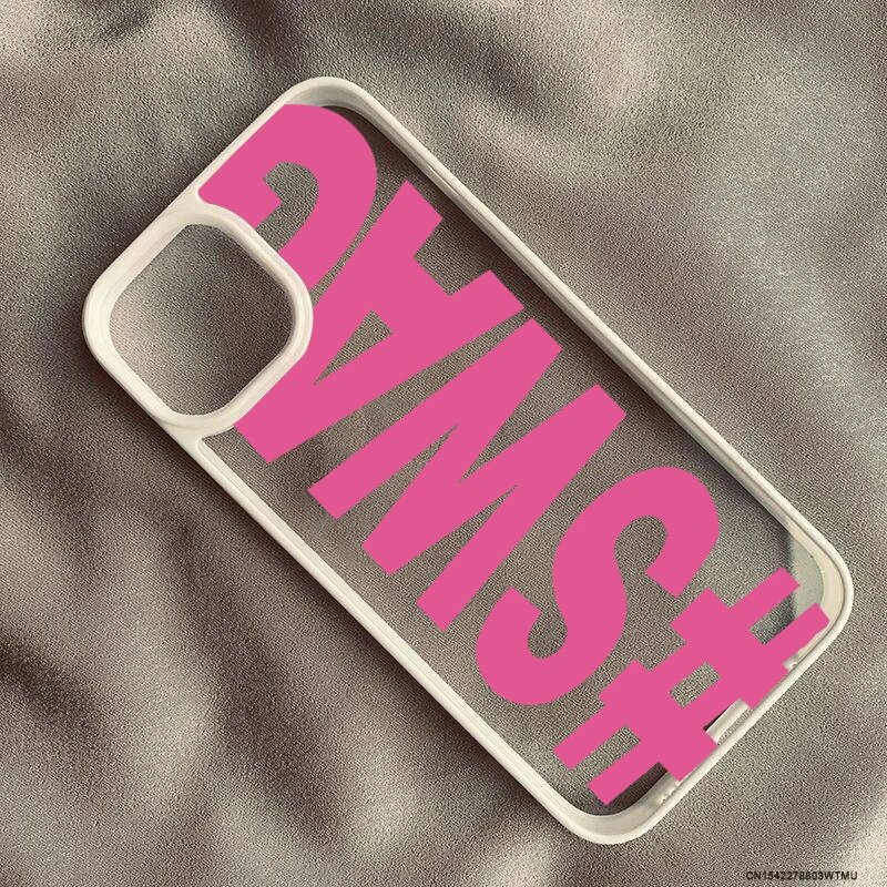 Розовый чехол для iPhone 16 Pro SWAG, style 2