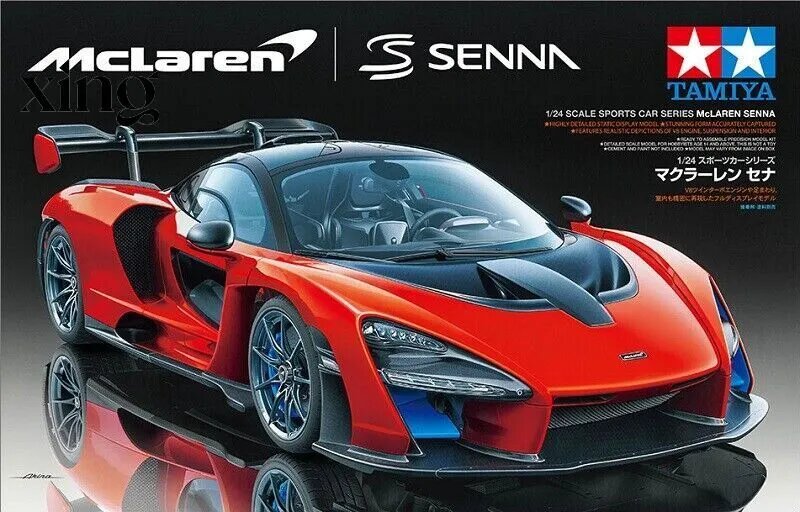 Tamiya 24355 1/24 Super Sports Car McLaren Senna Модель сборки автомобильный