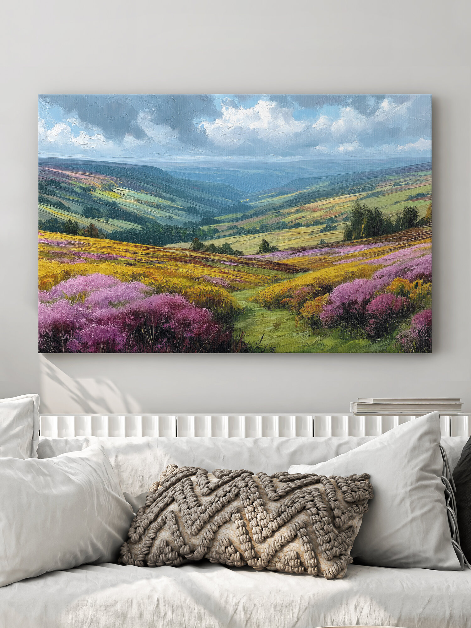 Большая картина Postermarket "Пейзаж" на холсте с подрамником 60х90 см