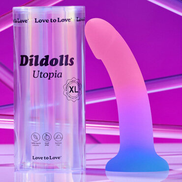 79727 Фаллоимитатор Love to Love UTOPIA XL. Из жидкого силикона, на присоске
