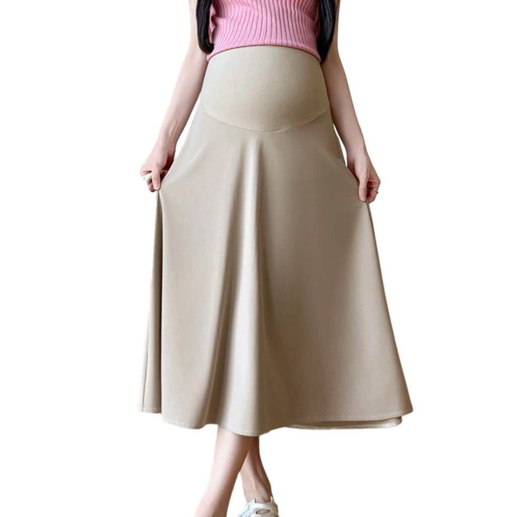 Дышащая юбка для беременных, платье для беременных из полиэстера для жаркого климата