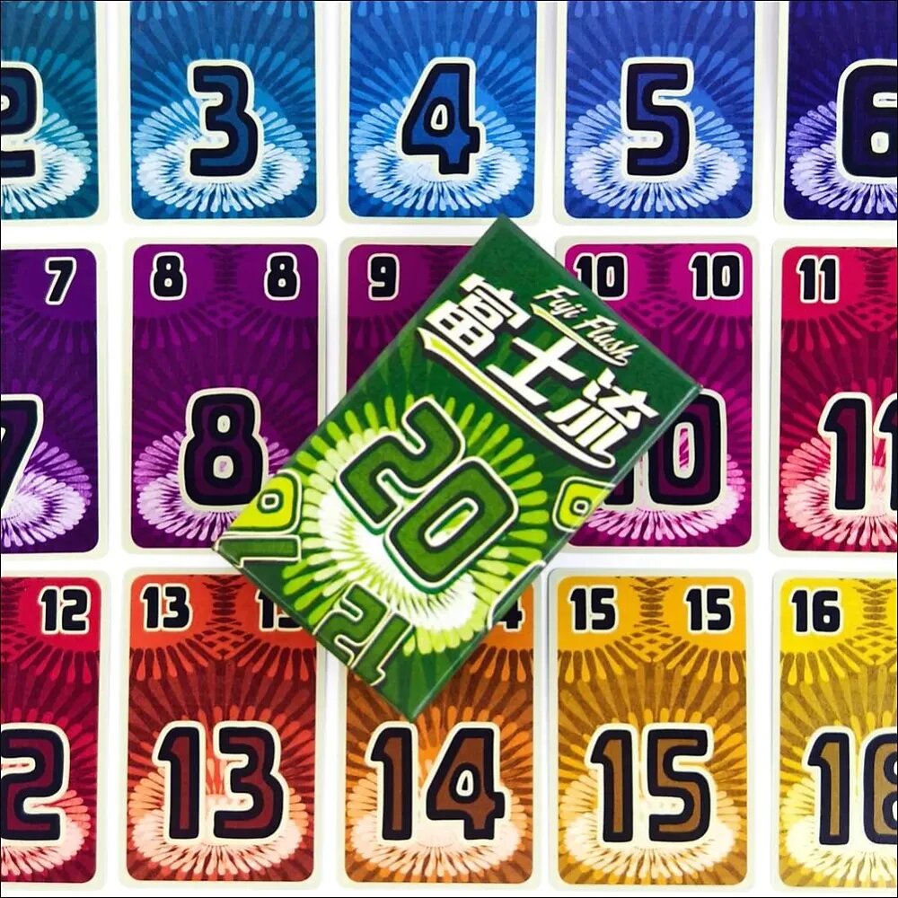 FUJI FLUSH: карточная игра 3-8 Игроков (10-20 Мин.)! Объединяйтесь в Команды & Превосходите Соперников! Первым Сбросьте Карты!