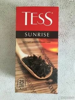 Чай черный байховый цейлонский TESS SUNRISE для разовой заварки 25х2г