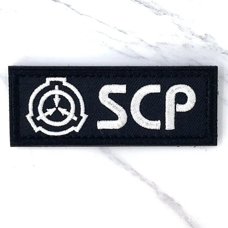Нашивка SCP Foundation с вышивкой 8x3cm