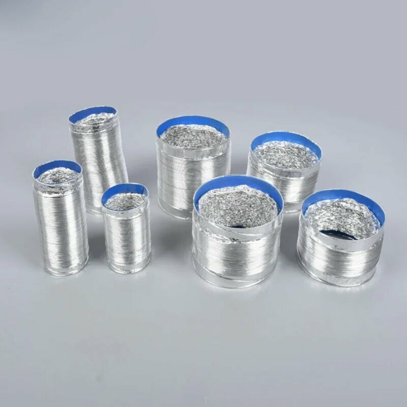 Алюминиевая вентиляционная труба 80/100/120/150/180 мм 2M, 80mm