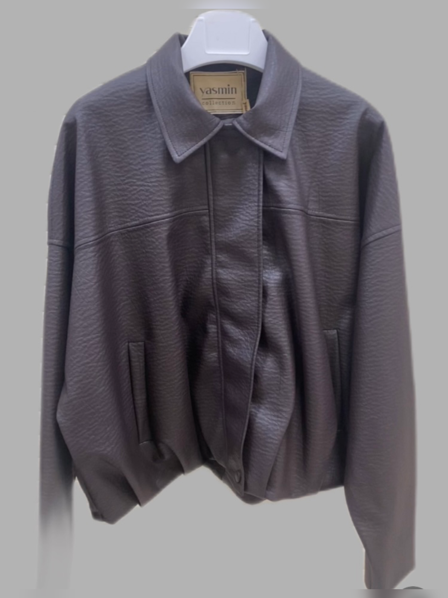 Куртка кожаная  Бомбер