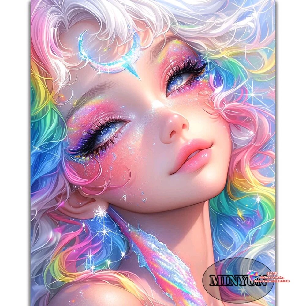Алмазная вышивка Colorful Beauty 30x40 C1554-6