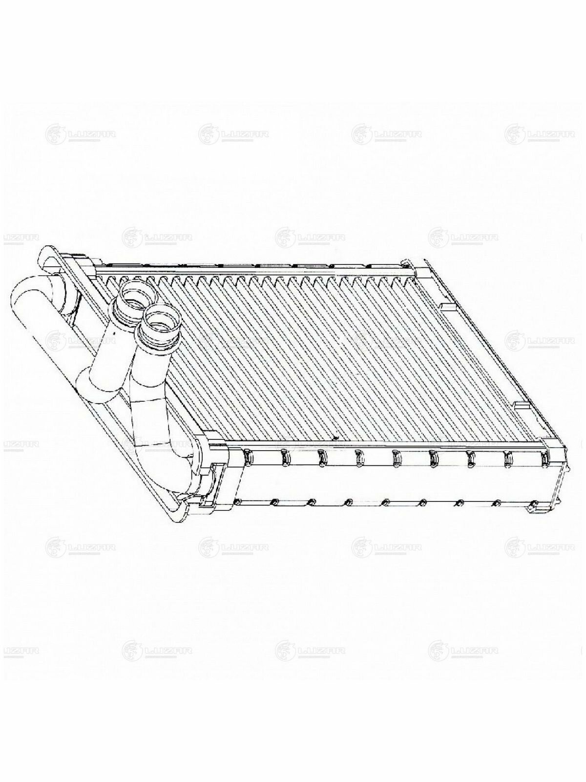 Радиатор отопителя LUZAR LRH18N6 для а/м Volkswagen Tiguan, SKODA Superb / Фольксваген Тигуан, Шкода Суперб