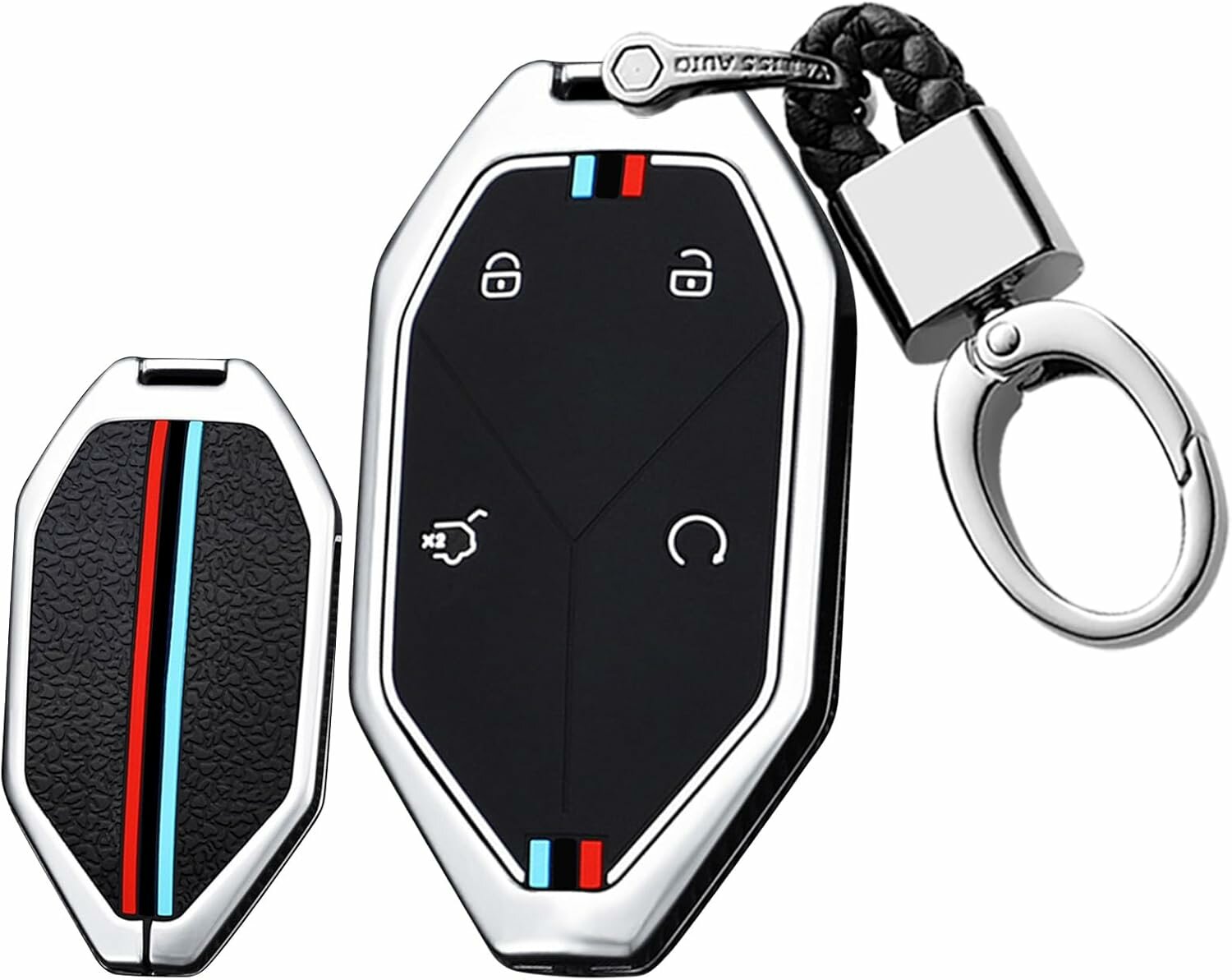 Светящийся 4-кнопочный брелок для ключей, подходящий для BYD Equation 2023 Leopard 5 Keyless, полный защитный чехол для