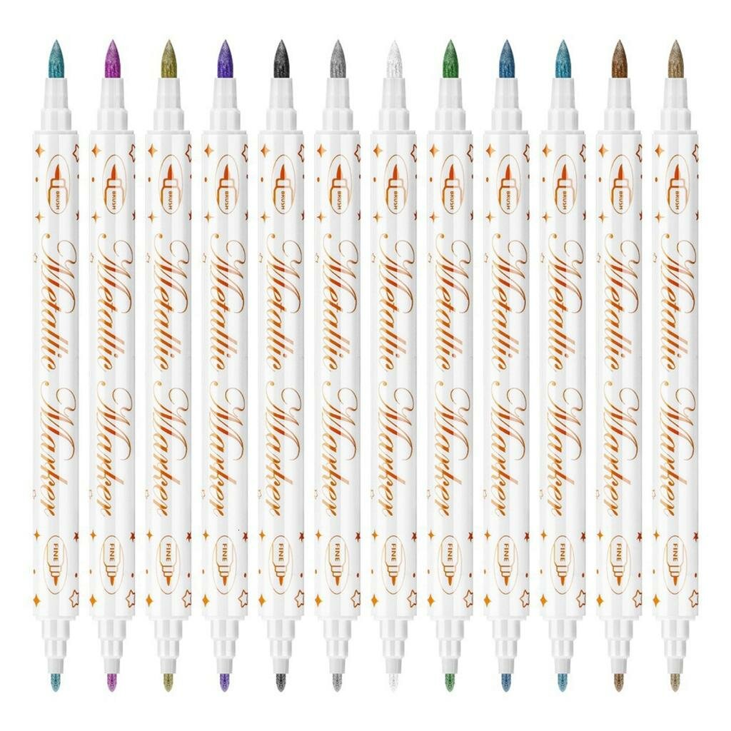 Маркеры для ногтей из АБС-пластика, 12 шт.