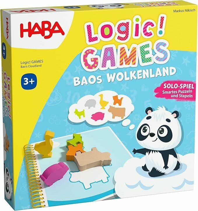 Детская настольная игра-пазл Haba - "Страна облаков Бао" 2 в 1, от 3 лет - 2012225001