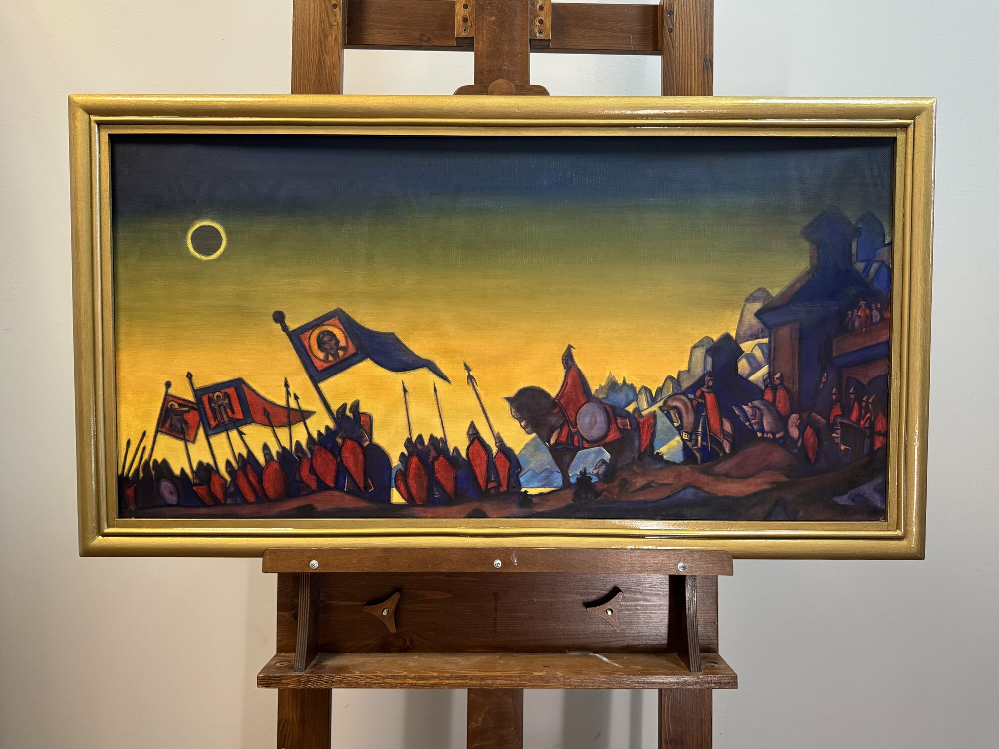 Николай Рерих "Поход Игоря" 50х100 см