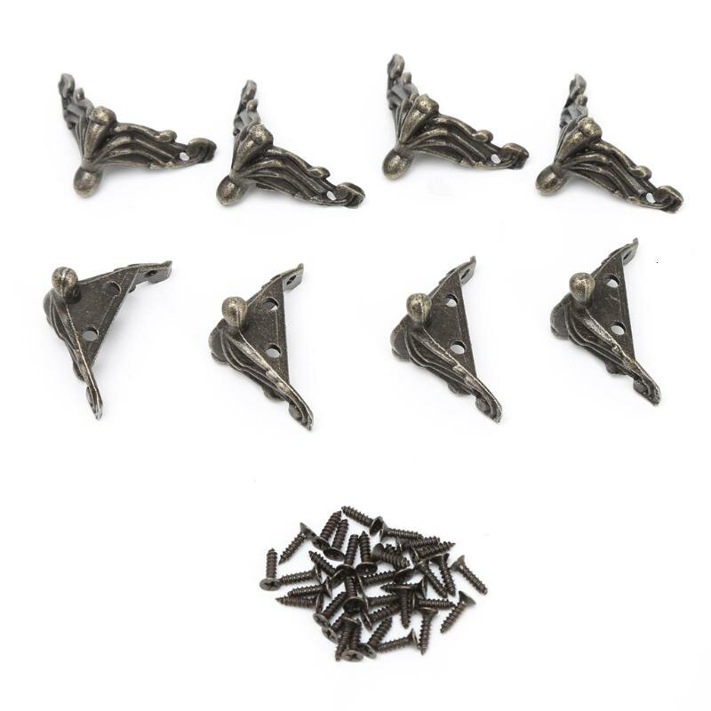 Декоративные бронзовые уголки для деревянных шкатулок, Бронза