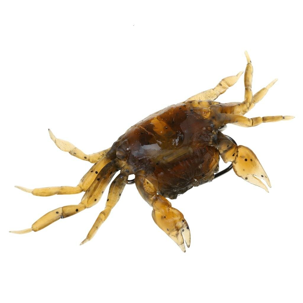 Искусственные силиконовые приманки-крабы, 8 см №3