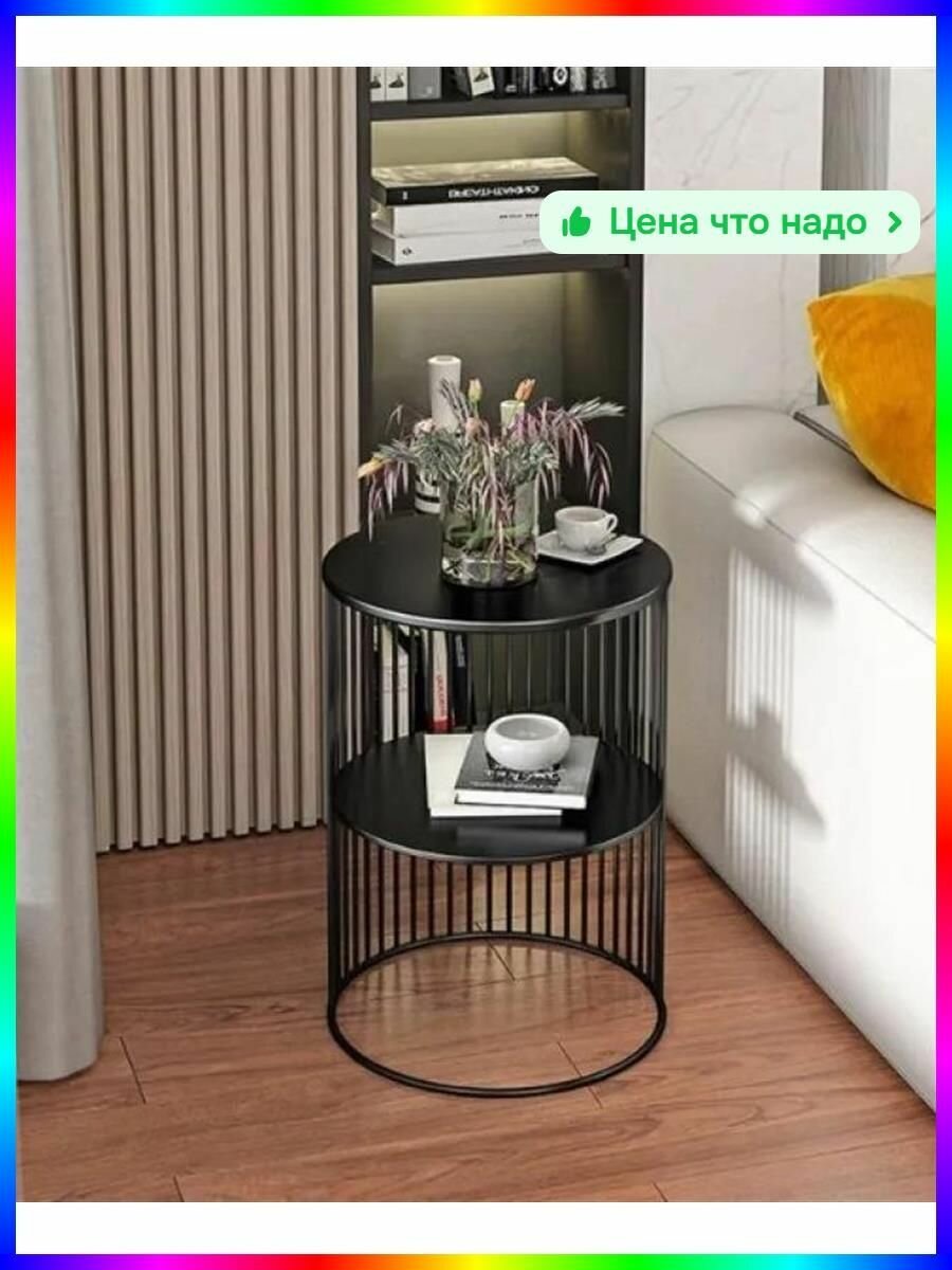 Угловая тумба в скандинавском стиле, черная, 30x30x55 см-Повод