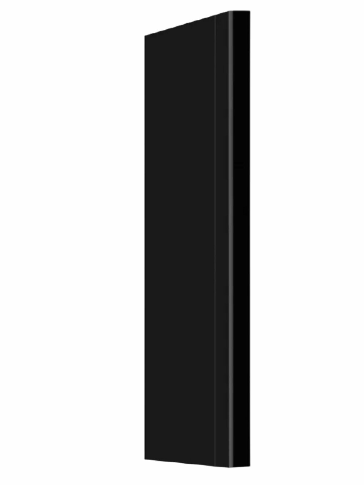 Откосы Витраж Дизайн Черный, матовый, сэндвич панель ПВХ, 200 x 2000 мм, с F-профилем