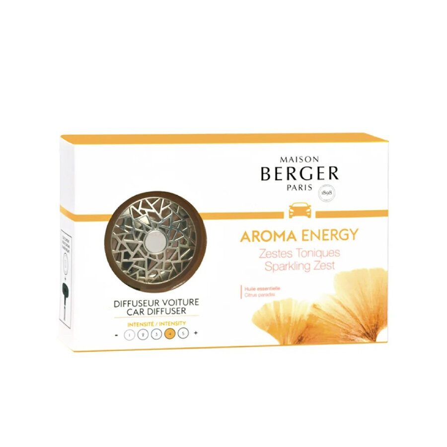 Maison Berger Aroma Energy Sparkling Zest аромадиффузор для авто 17 мл / Арома Энерджи Спарклинг Зест