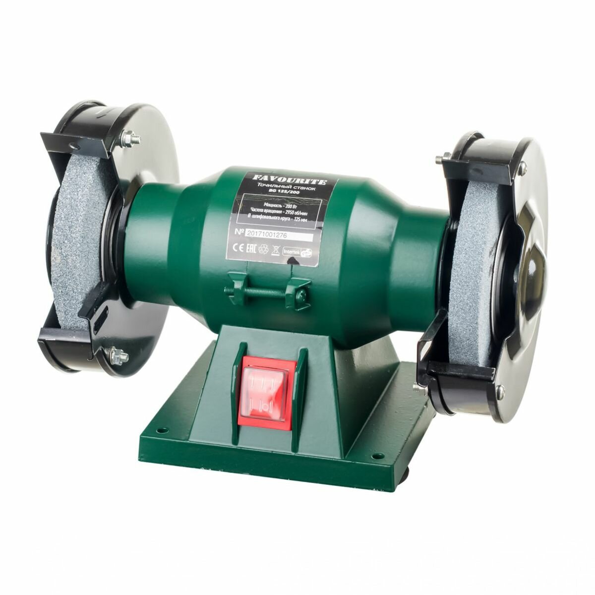 Станок точильный FAVOURITE 125 мм 200Вт 2950 об/мин, прямая передача (BG125/200)