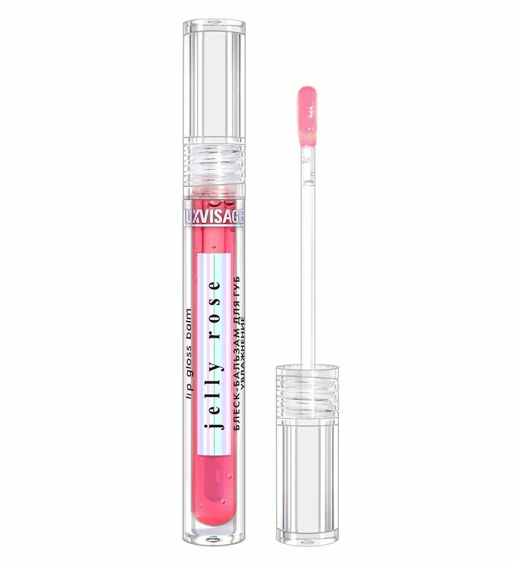 LUXVISAGE Блеск-бальзам для губ Увлажнение Jelly Rose, эффект тинта