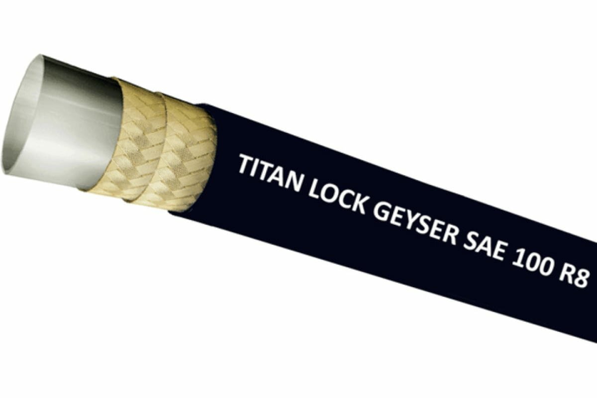 TITAN LOCK Термопластиковый рукав высокого давления GEYSER R8 SAE100, d=10мм, 50 м, TLGY010-R8_50