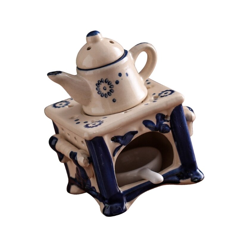 Горелки Для Эфирных Масел Горелки Для Расплава Воска Ароматизаторы Подогреватель Воска, Керамический Подсвечник Tealight Ароматический Диффузор Предметы Домашнего Декора