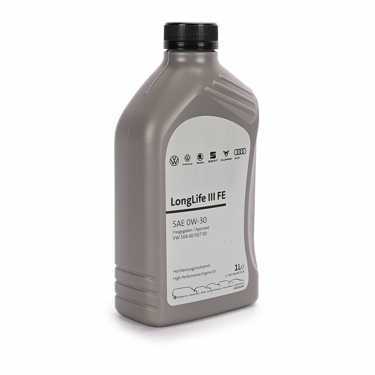 Масло Моторное Vag Longlife Iii 0W-30, 1Л, Синт, Vw 504.00/507.00 (Замена Vag Longlife Iii 5W-30)(Vag Gr52195M2)