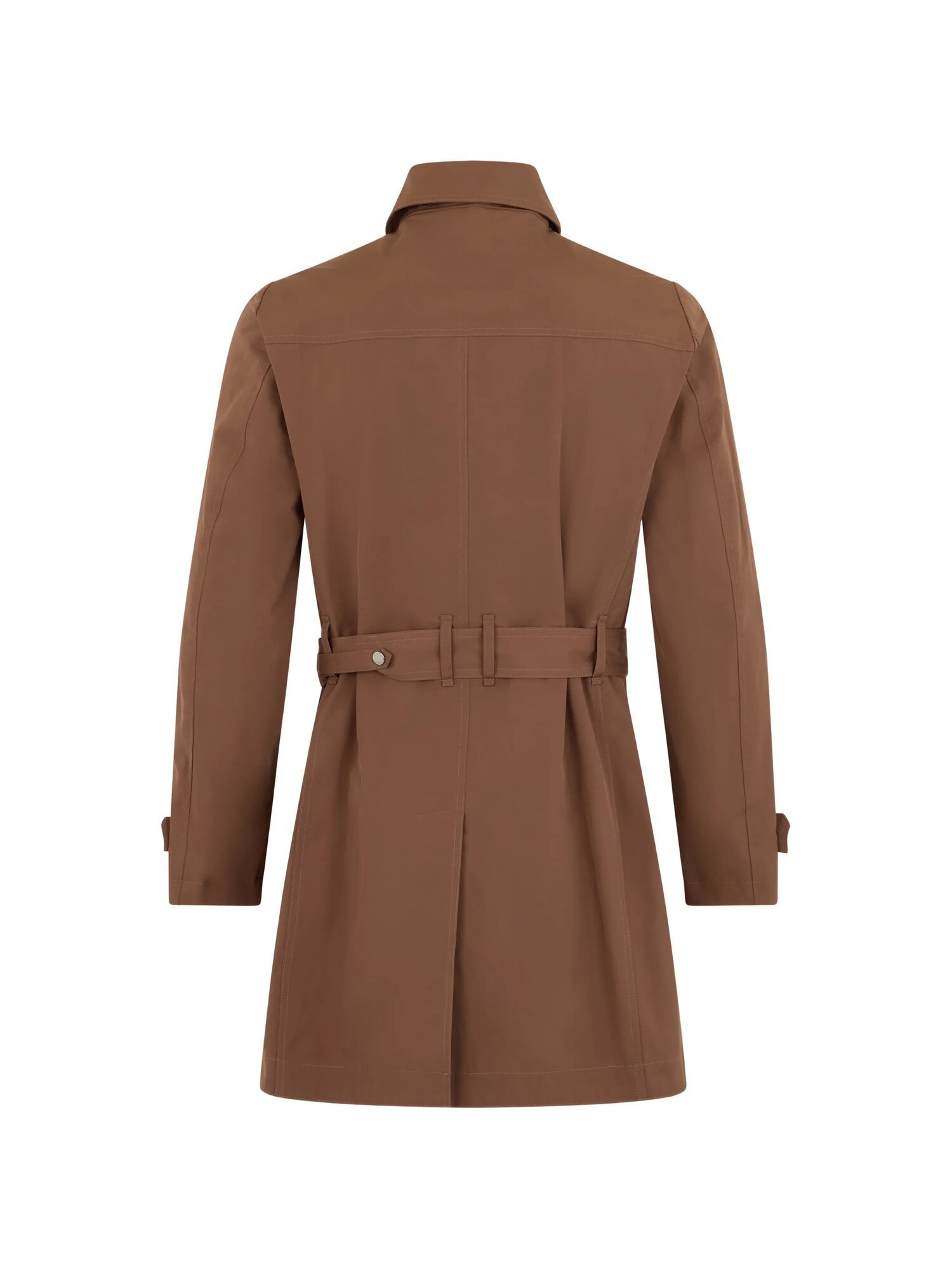 Пальто MooRER Double-breasted belted trench coat, размер 48, brown — фото 1