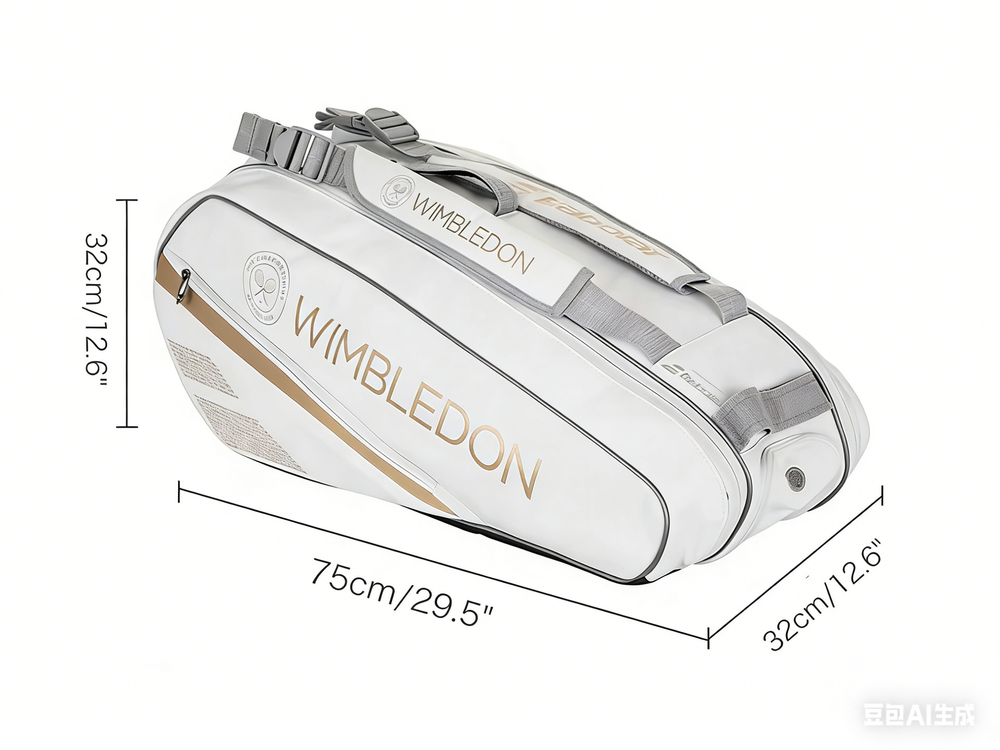 Спортивная сумка Babolat Wimbledon для 6 ракеток Белый, For 6 Rackets