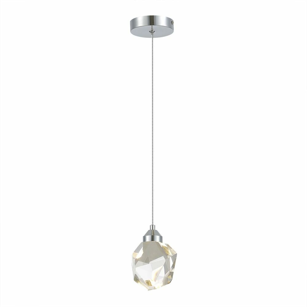 SL6114.103.01 Подвес ST-Luce Хром/Прозрачный LED 1*3W 3000K.