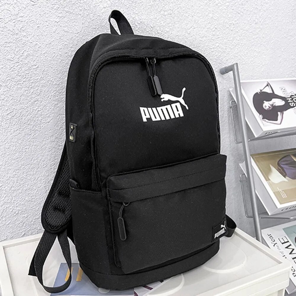 Рюкзак Puma из канваса, белый, для взрослых, школьный, 45 см, 20-30 л — фото 1