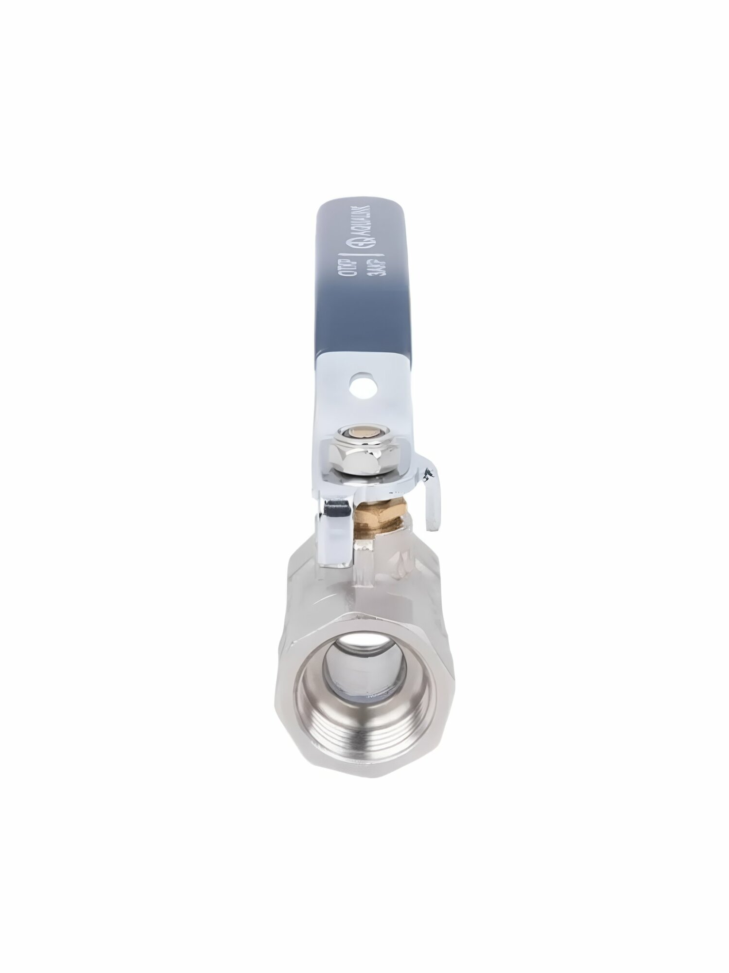 Кран для воды AquaLink 3/4" г-г латунный с ручкой, артикул 01144. Надежная запорная арматура для инженерных систем.