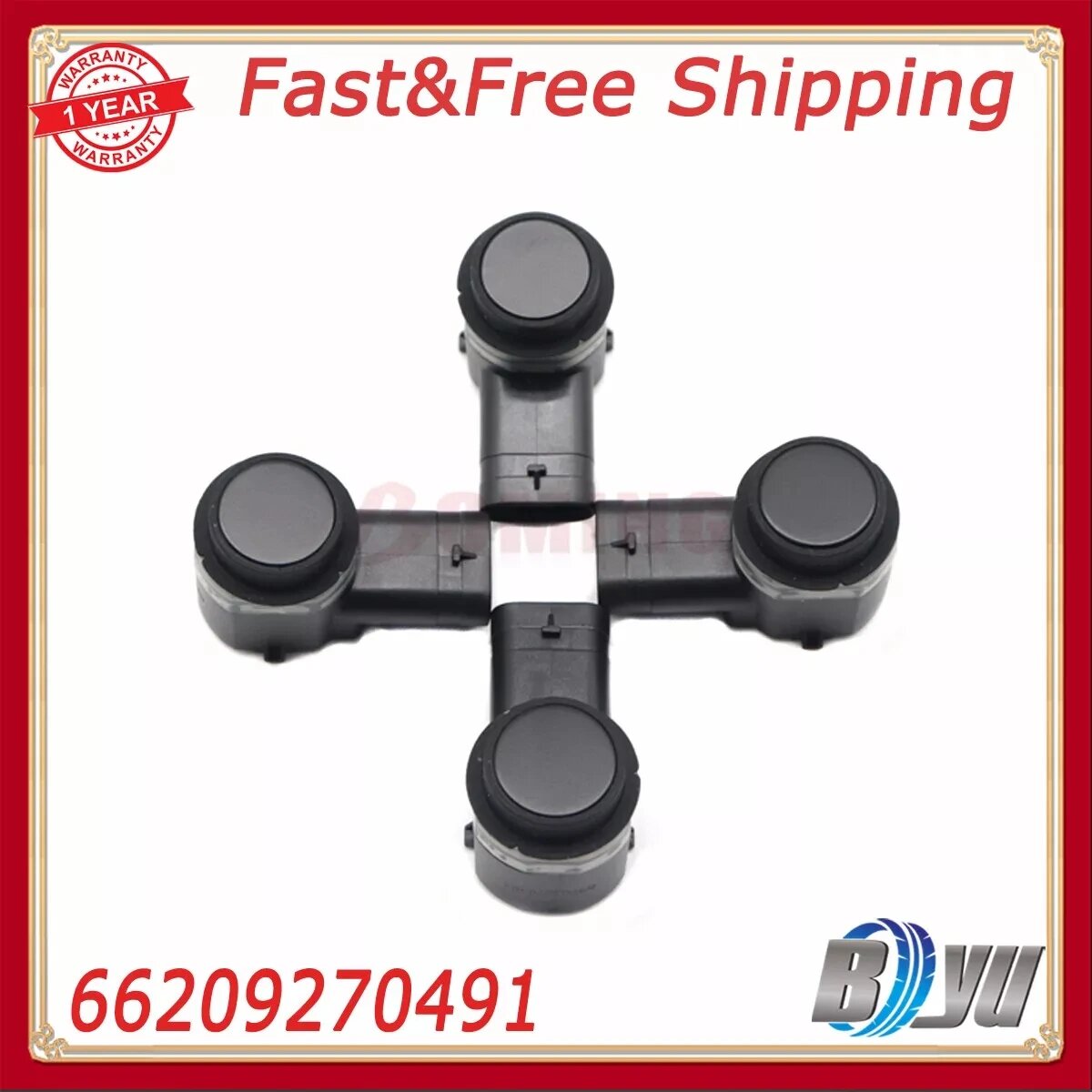 4 шт. датчик парковки заднего хода PDC для BMW X3 F25 X5 E70 X6 5-й серии, новый 66209270491