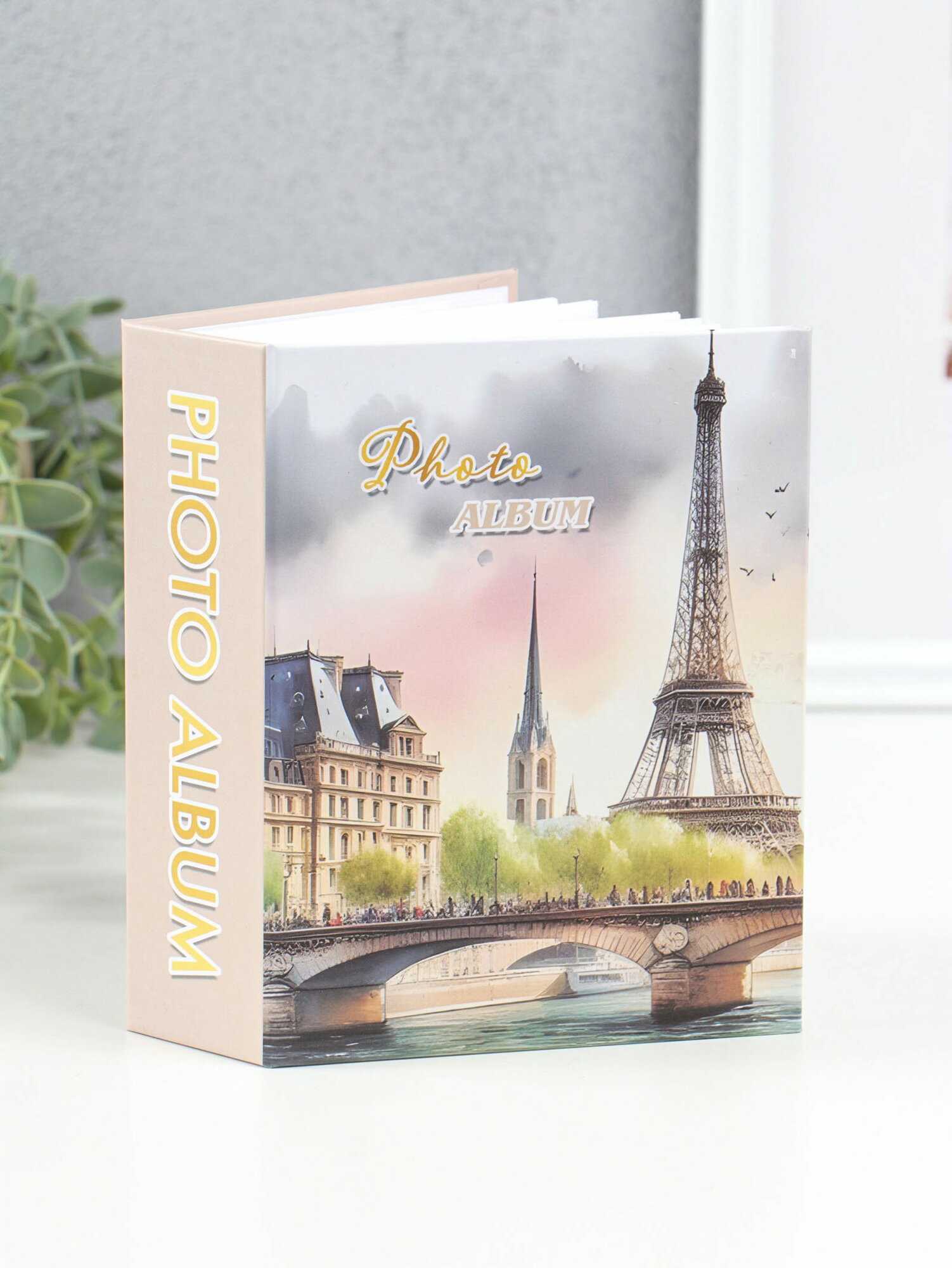 Фотоальбом на 100 фото 10х15 см "Мост у Эйфелевой башни" 4.5х12.5х16.5 см