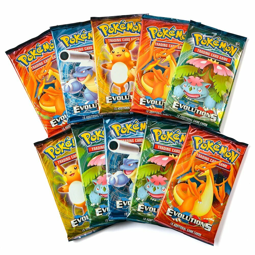 Pokémon TCG: Evolutions Box Bandai 360 листов Random10packs