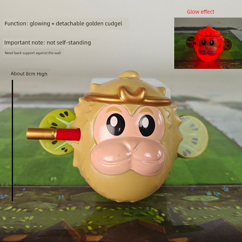 Большая фигура киви с подсветкой и съемным золотым прутом для Plants vs Zombies