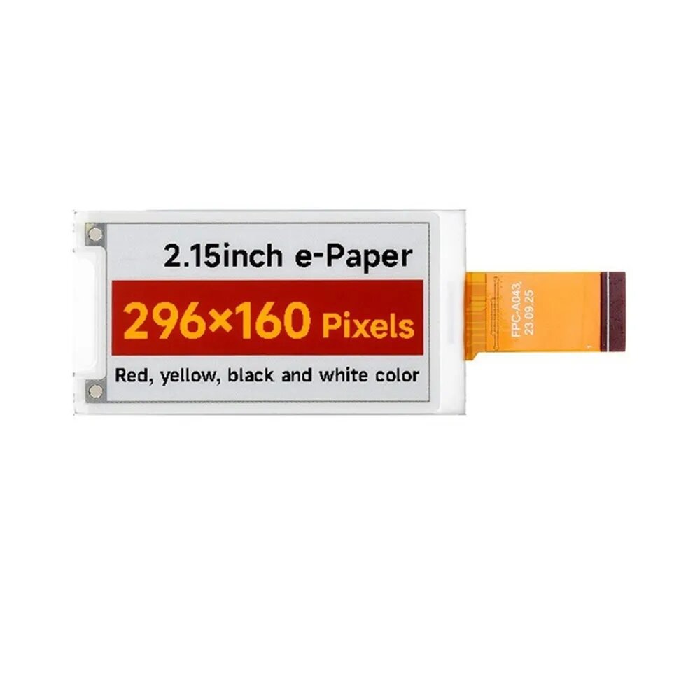 2,15-дюймовый дисплей E-Paper (G), дисплей E-Ink, 296x160 пикселей