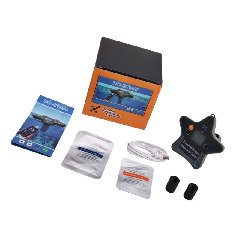 Плавающий Bluetooth-совместимый Цифровой Измеритель растворенного кислорода 0-20 мг/Л Водонепроницаемый 0-199,9% DO Тестер Качества воды