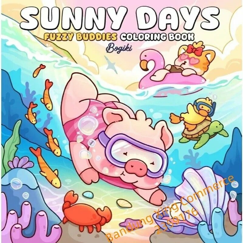Раскраска антистресс для взрослых и подростков Coco Wyo -SUNNY DAYS 126