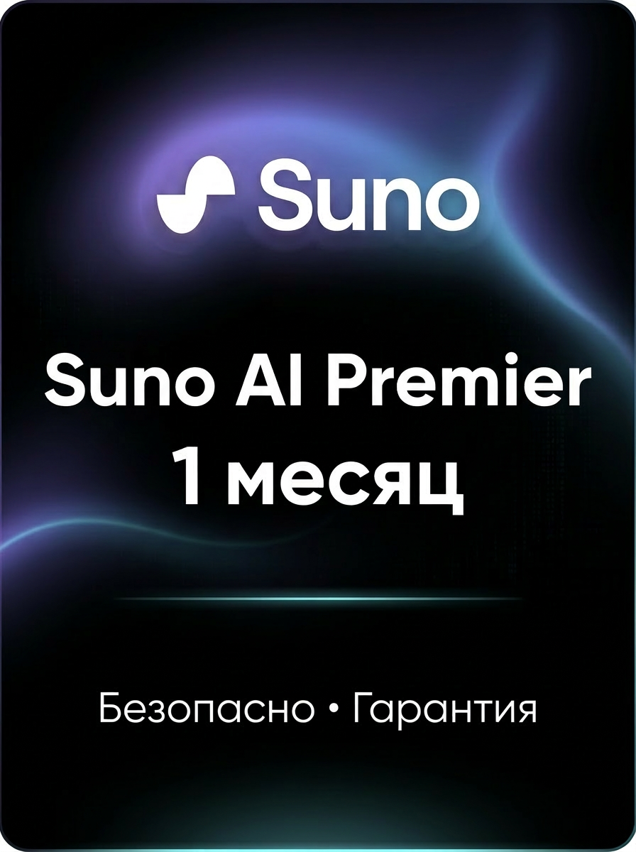 Suno AI оформление подписки на Suno AI Premier 1 месяц | Безопасно • Гарантия