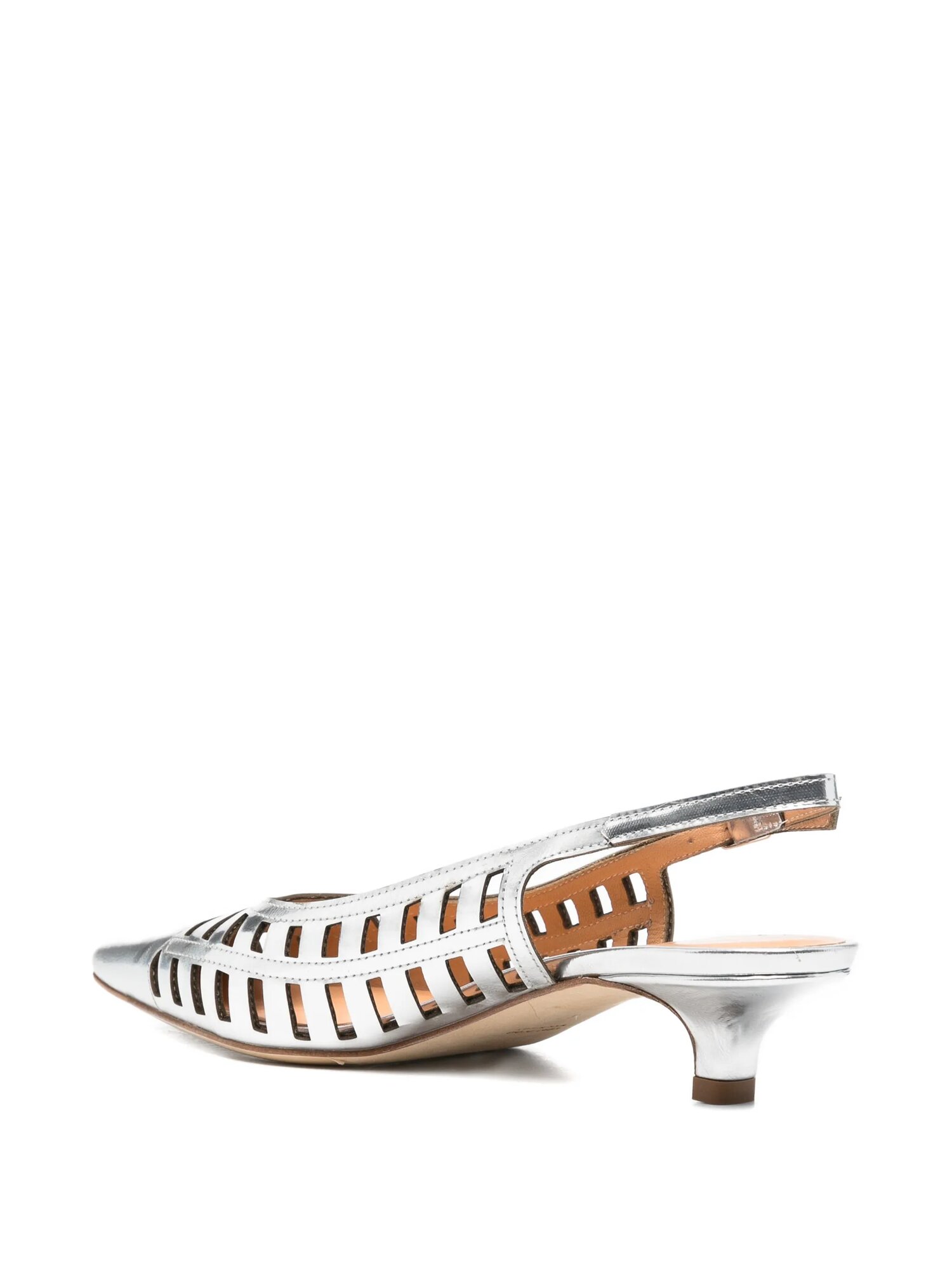 Туфли Julie Dee Cut-out pumps, размер 39, Silver — фото 1