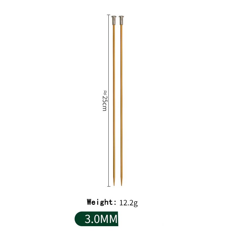 Вязальные иглы прямые 3.0mm, 25см