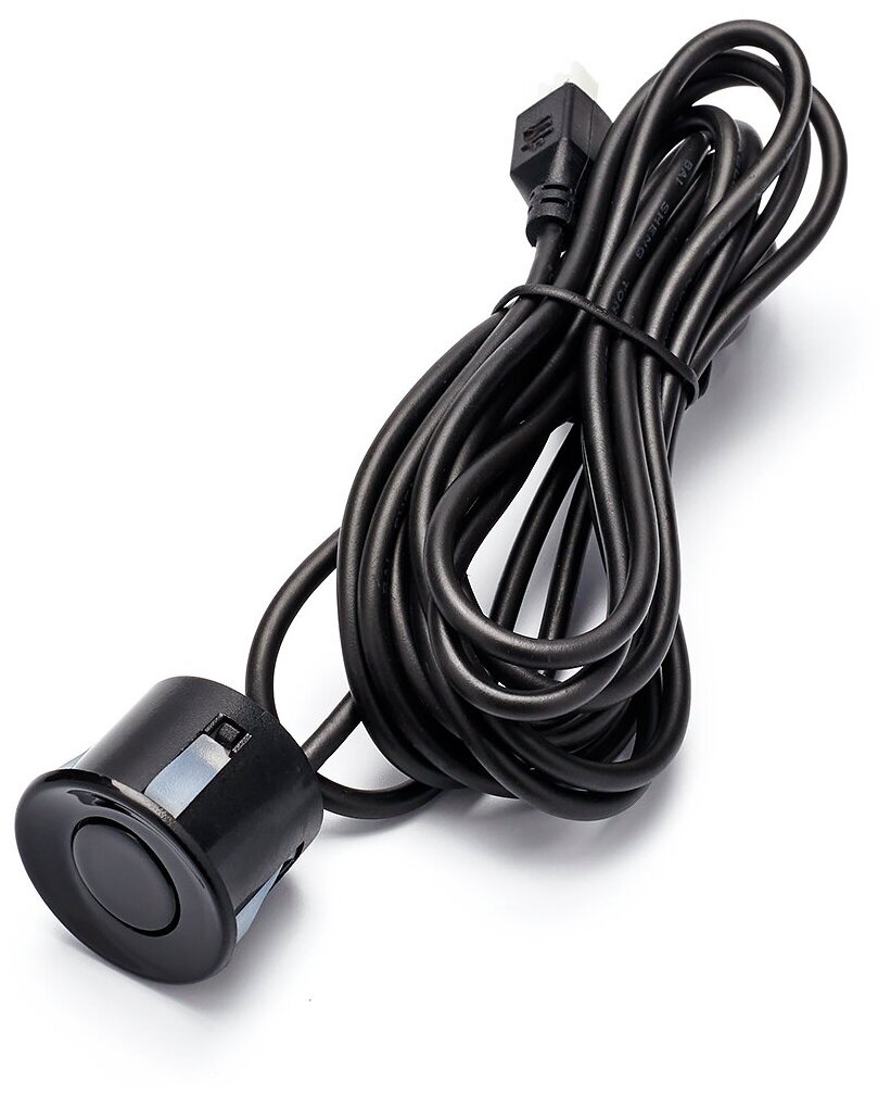 Датчик парктроника CarPrime, универсальный, IP67, черный, диаметр 22 мм