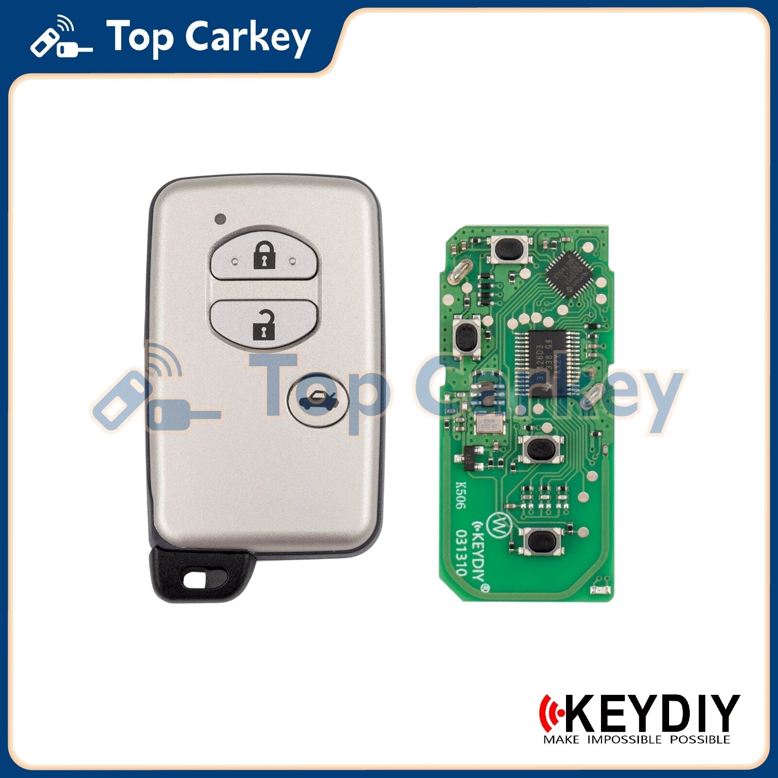 KEYDIY KD TDB TDB03-3 Silver для Toyota/Lexus