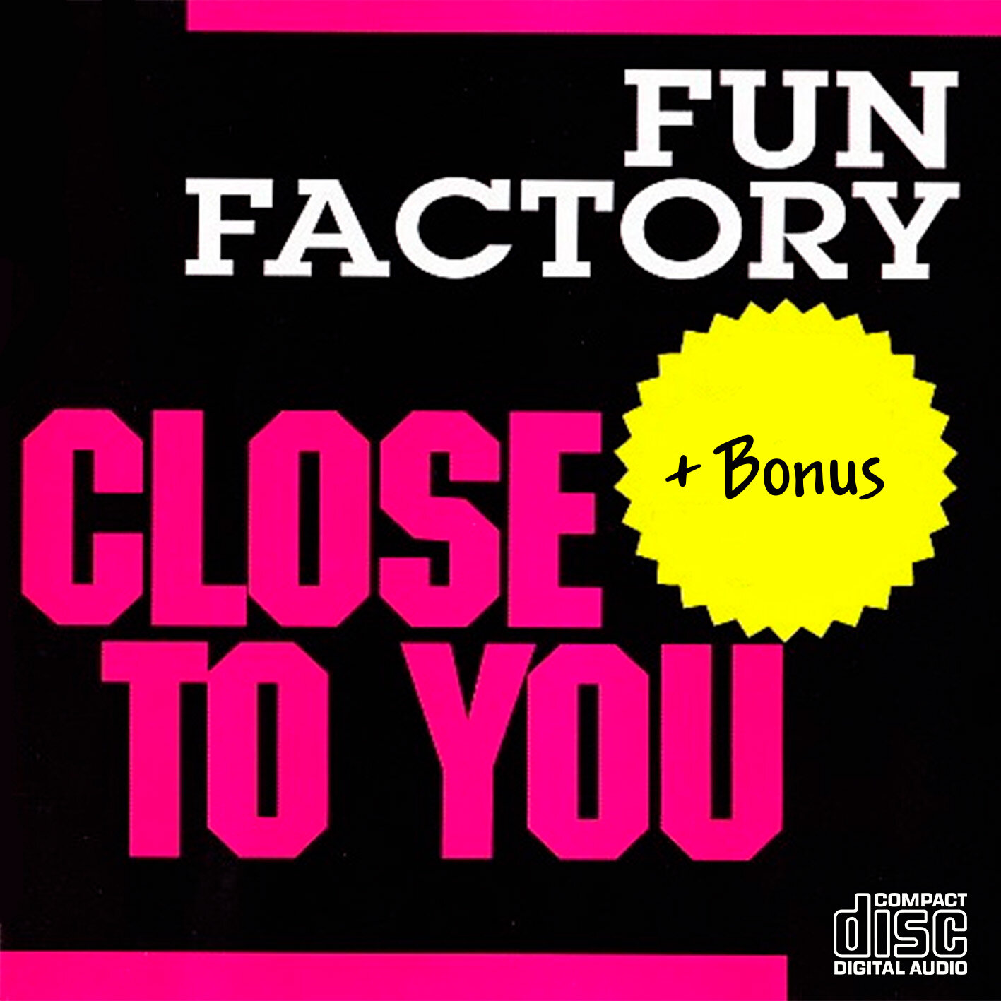 Fun Factory - Close To You.The Album (1995) U.S. Release + Bonus. Легенда Eurodance CD (запись на CD-R)
