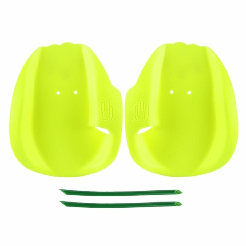 (пара) Ласты для плавания вольным стилем для взрослых/детей, для активного отдыха - зеленый